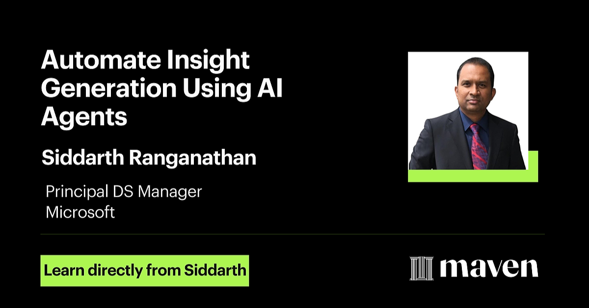 Automate Insight Generation Using AI Agents